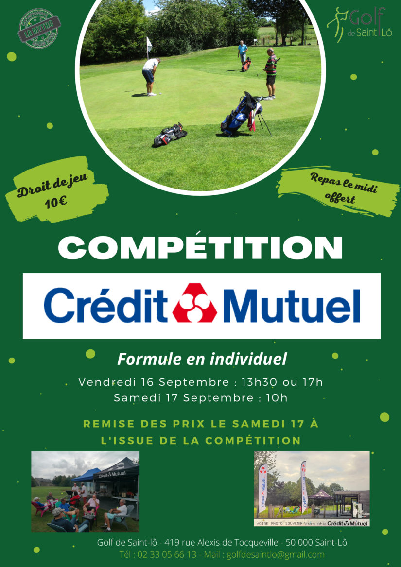 Coupe Crédit Mutuel - Golf de Saint Lô
